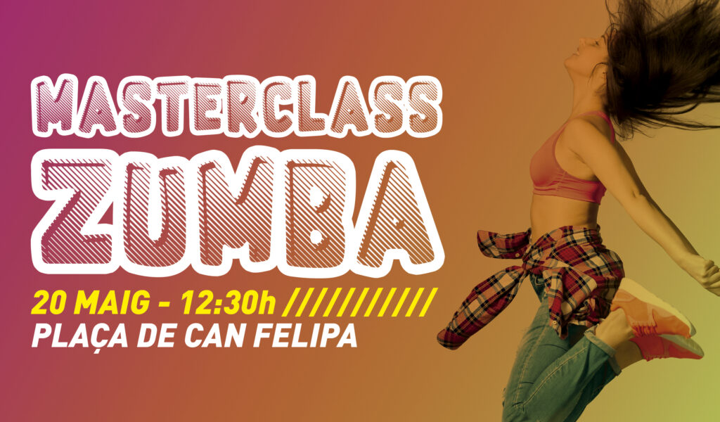 Masterclass de Zumba amb els alumnes de l'Institut 4 cantons - CEM Can Felipa